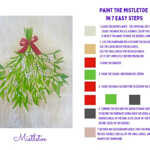 WATERCOLOR PAINTING KIT Mistletoe Art Kit With Handmade Paint ...
