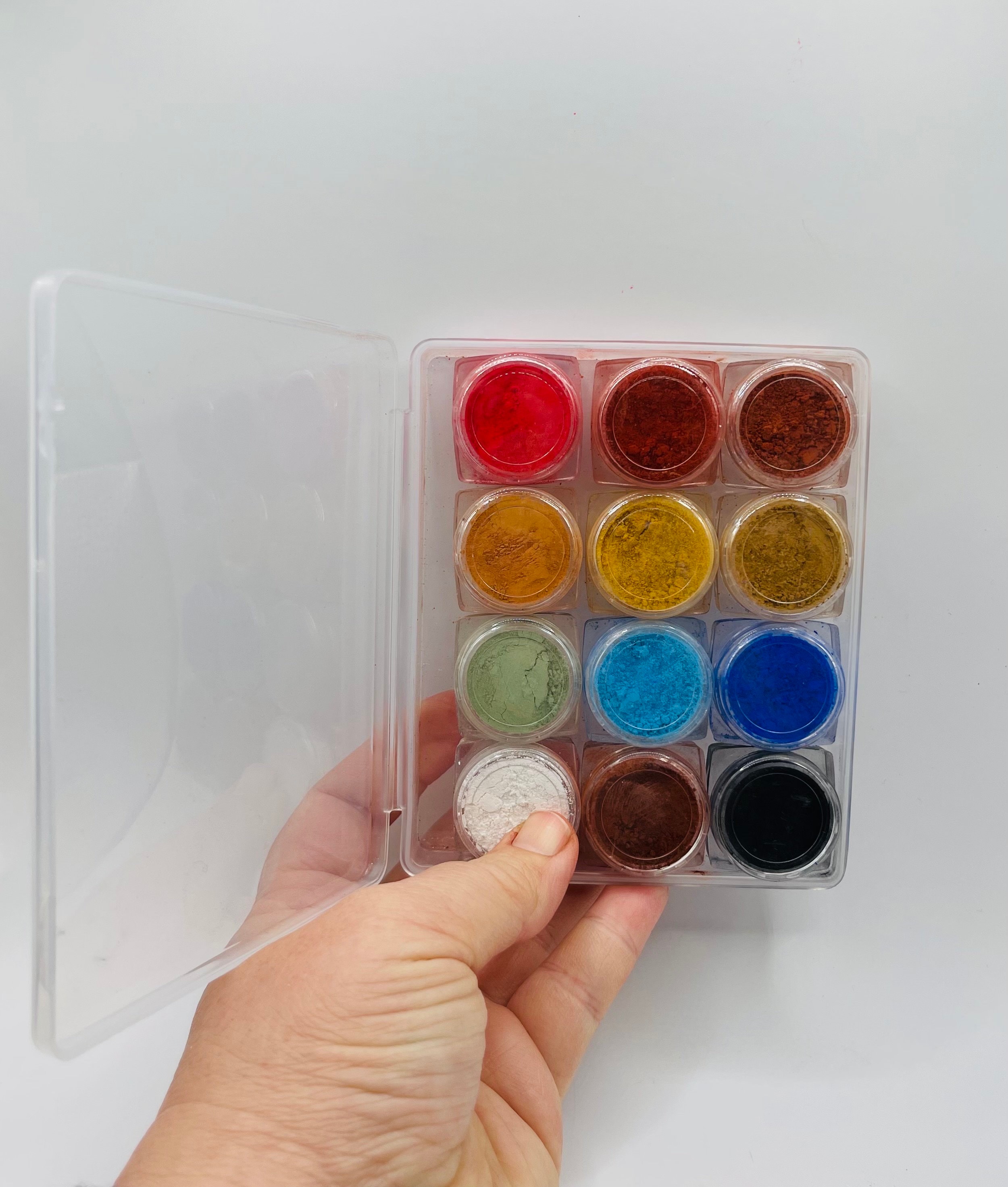 ICONOGRAPHY PIGMENT SET of 12, Beginners Set of 5 Gram Historic Dry ...