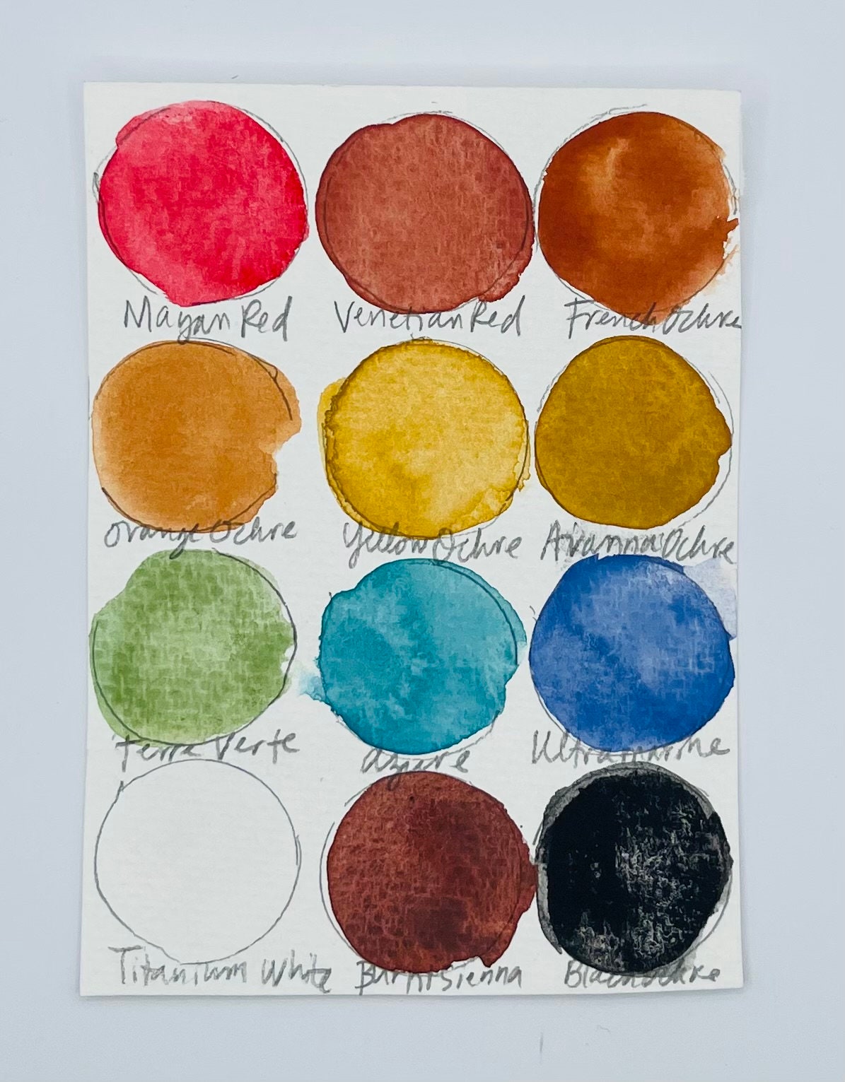 ICONOGRAPHY PIGMENT SET of 12, Beginners Set of 5 Gram Historic Dry ...