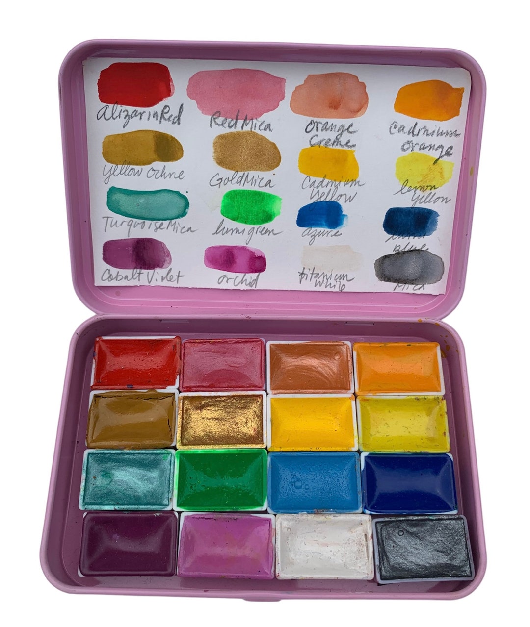 CUSTOM WATERCOLOR SET Made to Order. Pick Your Favorite 16 Colors ...