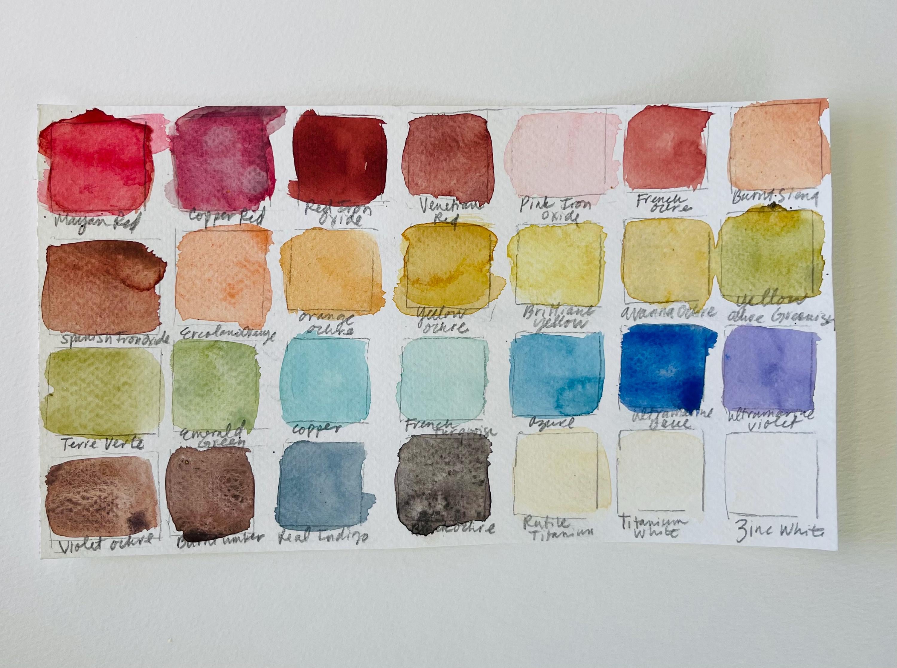 ICONOGRAPHY CUSTOM SET of 12 Pigments in 5 Gram Jars, Historic Dry ...