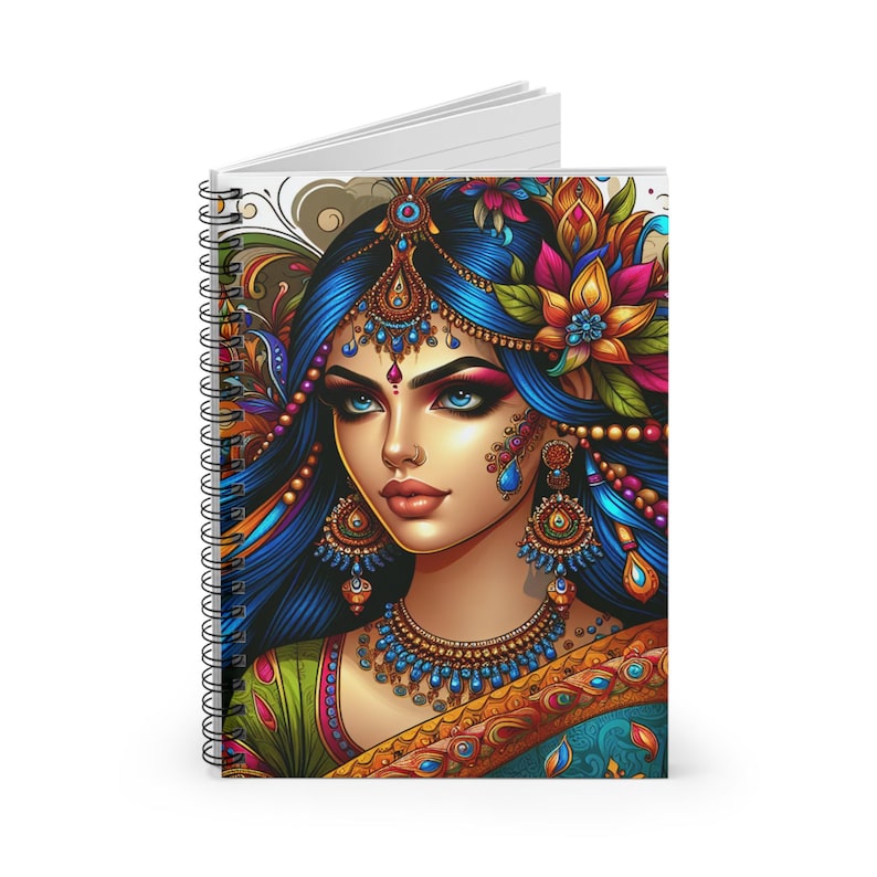 Queen Notebook, Indian Queen Notebook, Indian Woman Notebook, Beautiful ...