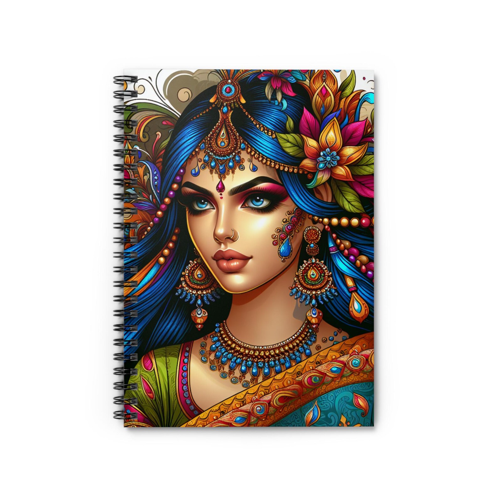 Queen Notebook, Indian Queen Notebook, Indian Woman Notebook, Beautiful ...