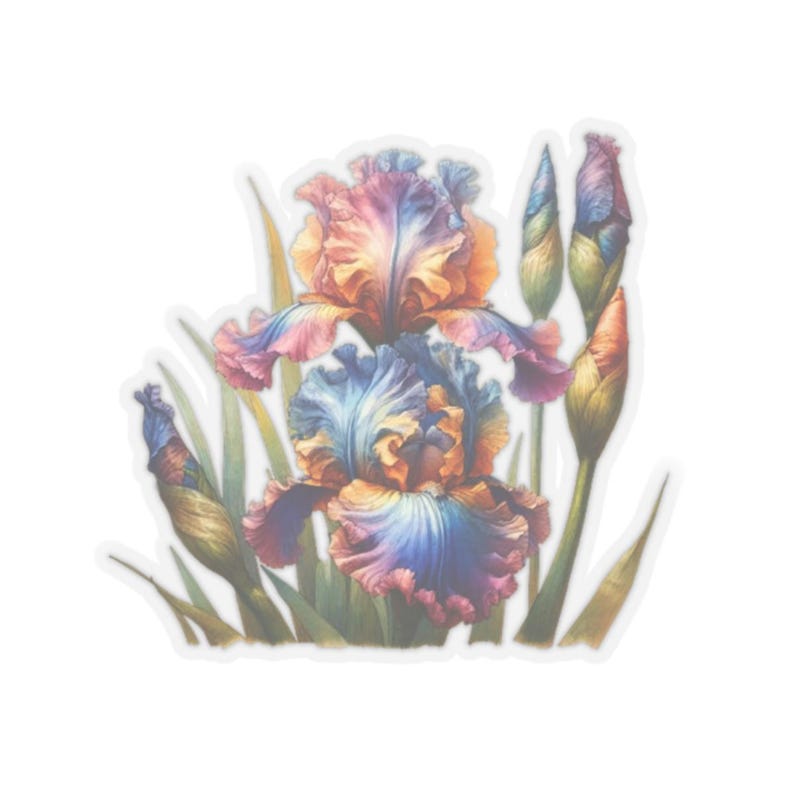 Birth Flower Sticker, Vinyl Decal Laptop Decor, Planner Stickers, Birth Month Sticker, Water ...