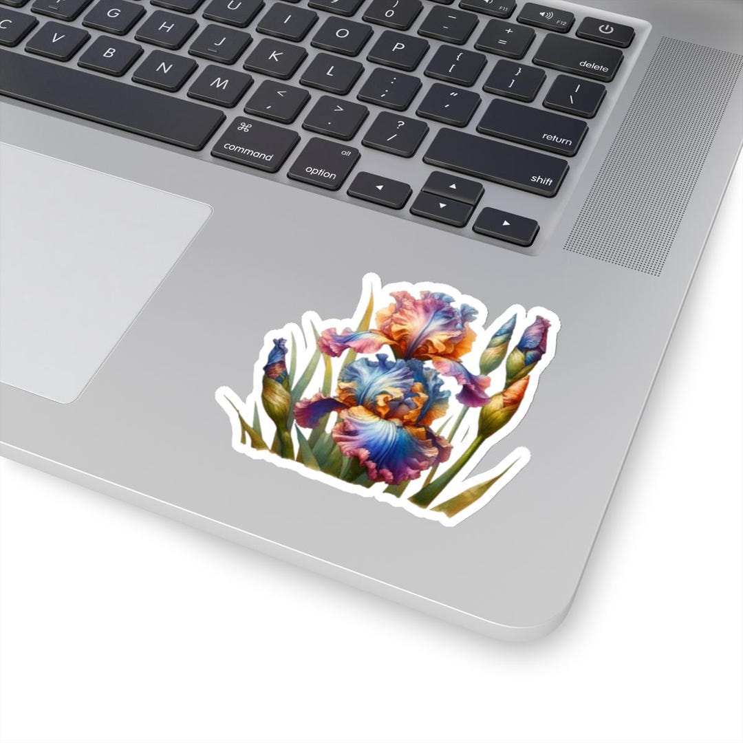 Birth Flower Sticker, Vinyl Decal Laptop Decor, Planner Stickers, Birth ...