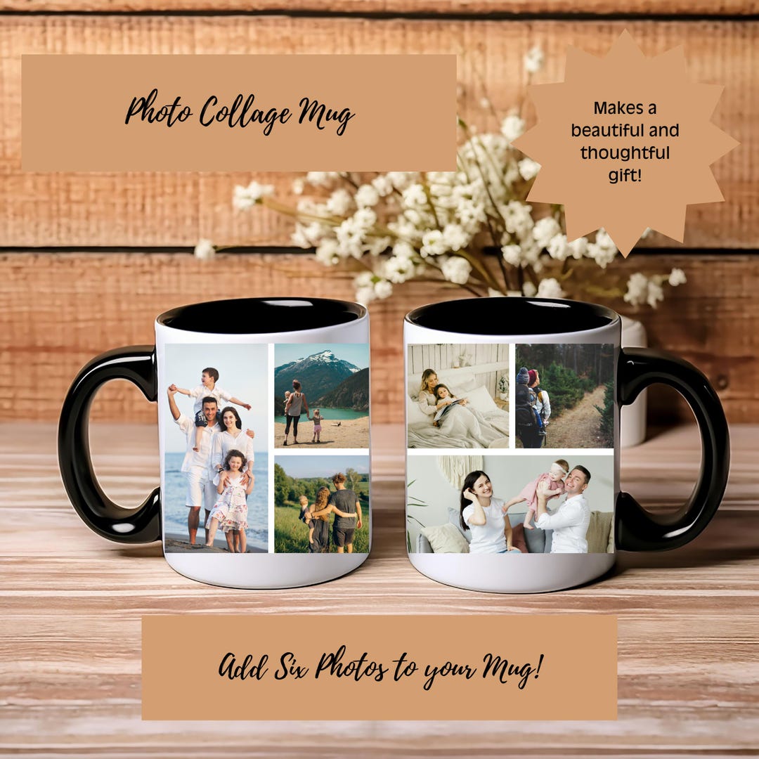 Custom Photo Mug, Personalized Picture Mug, Custom Photo Gift for Her ...