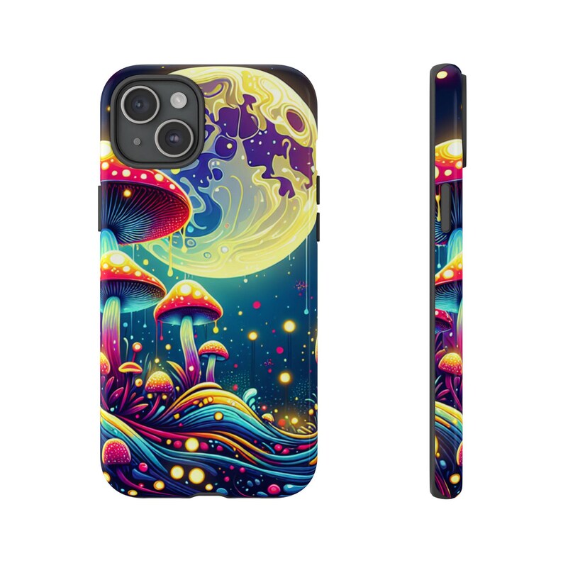 Mystical Mushroom Moon Phone Case: Protective Cover - Etsy