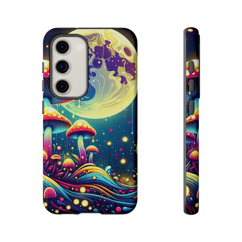 Mystical Mushroom Moon Phone Case: Protective Cover - Etsy