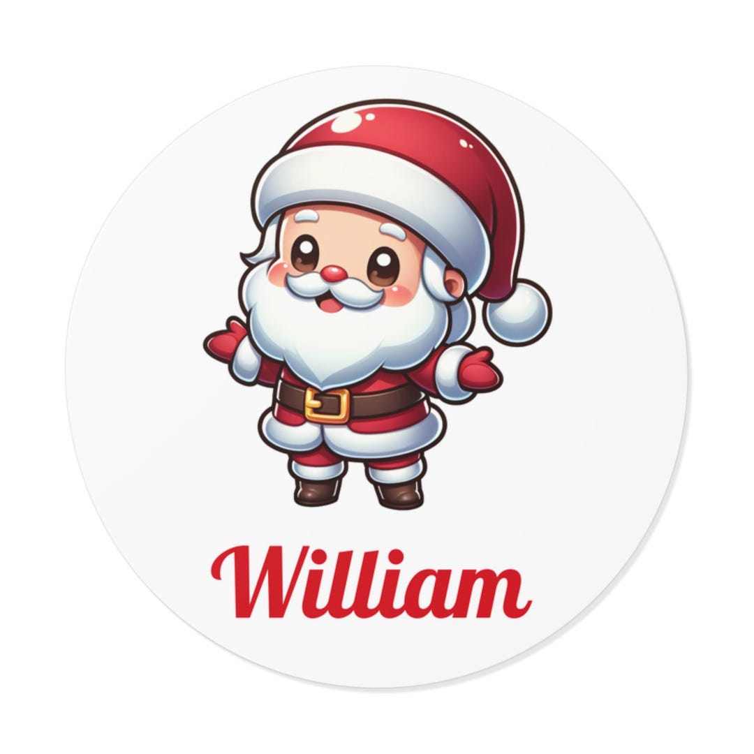 Custom Christmas Stickers, Personalized Gift Labels, Kids Name Tags for ...