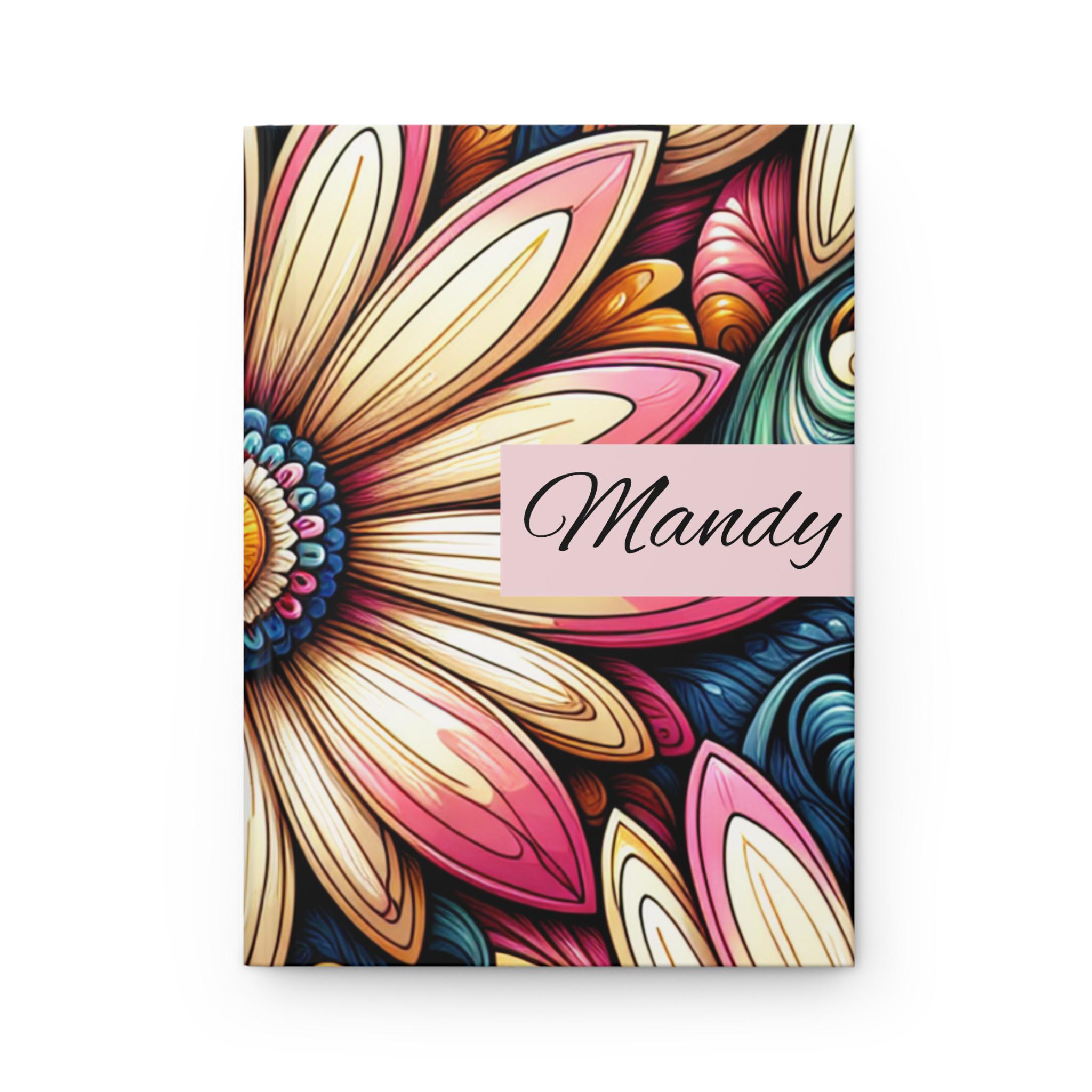 Personalized Birth Flower Notebook, Birth Month Journal, Custom Daisy ...