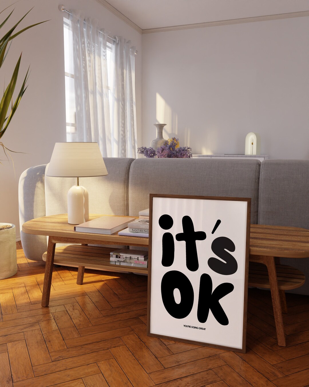 It's Okay You're Doing Great Poster, It's Okay Poster, Digital Download ...