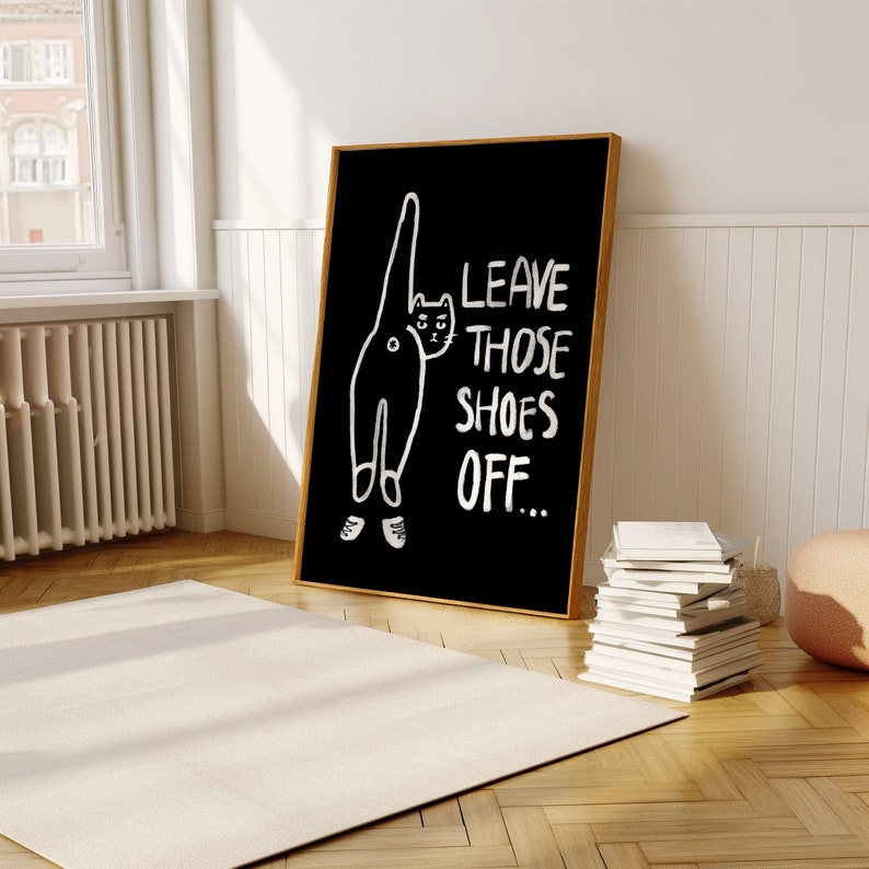 Shoes off Sign, Shoes off Please Poster, Digital Download, Digital ...