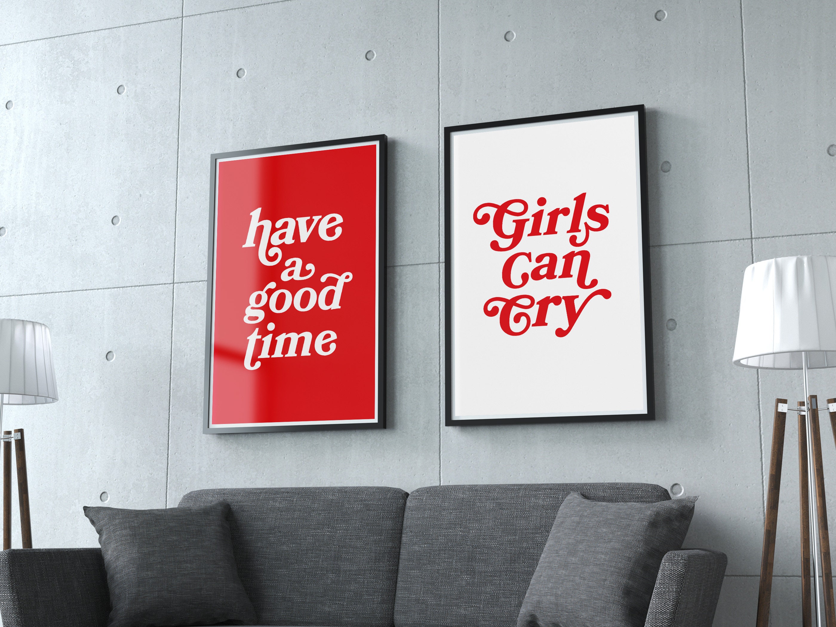 Have a Good Time Poster, Retro Style Print, Thanks for Coming Print ...
