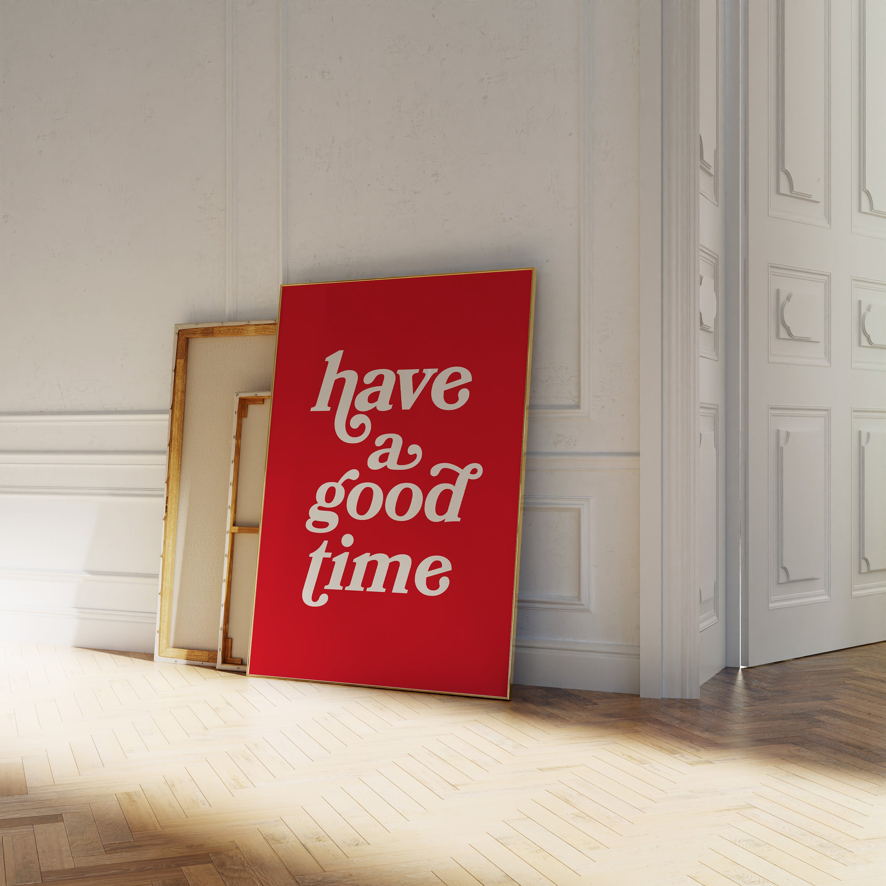 Have a Good Time Poster, Retro Style Print, Thanks for Coming Print ...
