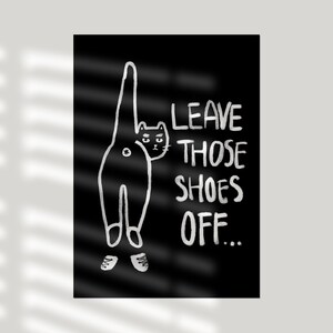 Shoes off Sign, Shoes off Please Poster, Digital Download, Digital ...