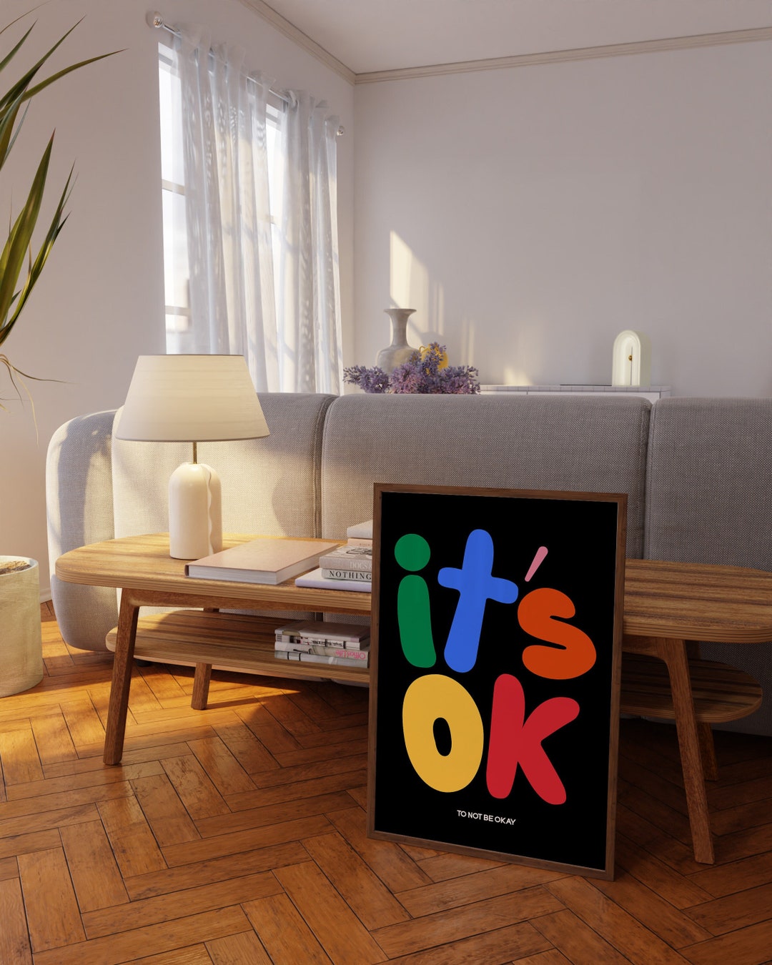 It's Okay to Not Be Okay Print, It's Okay Poster, Digital Download ...