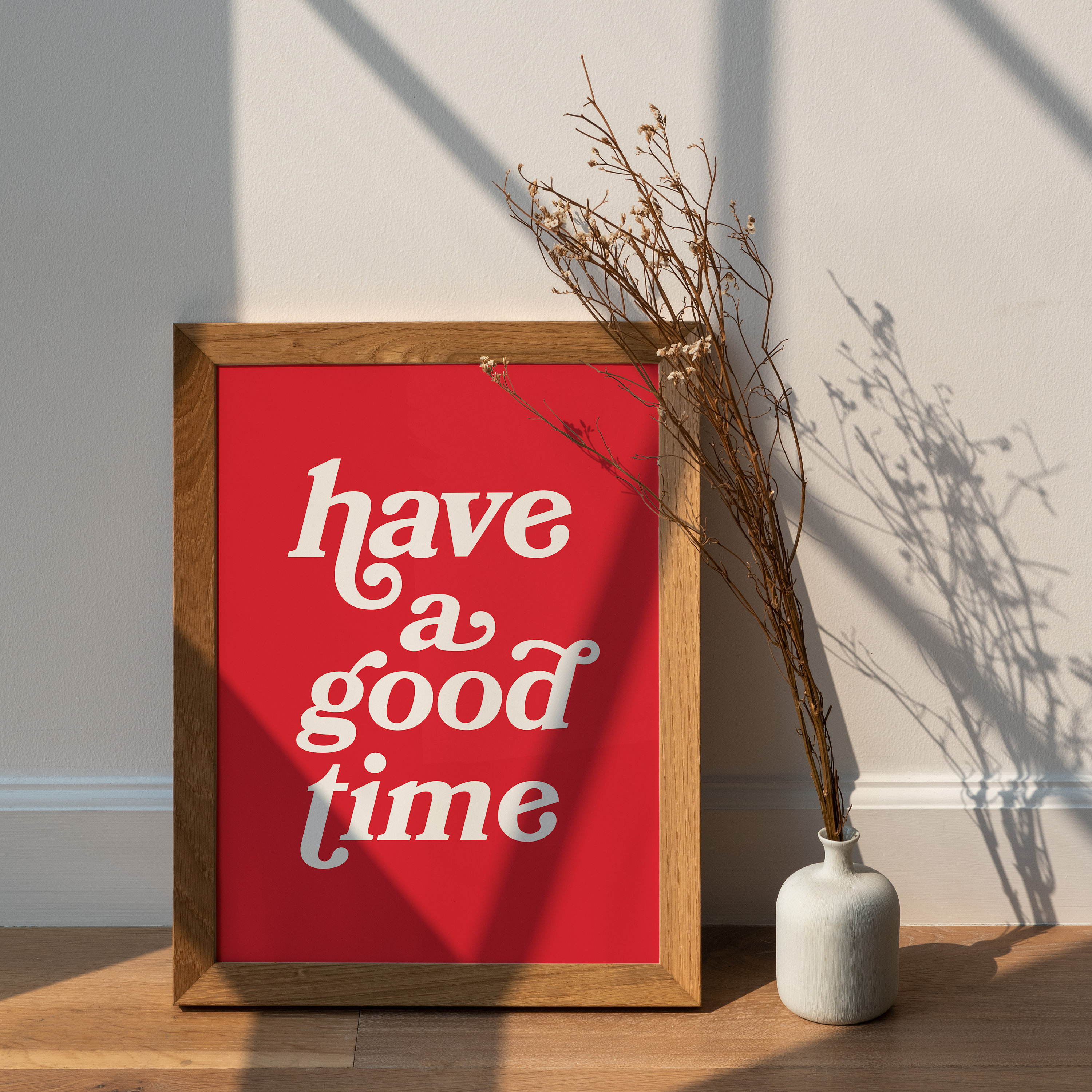 Have a Good Time Poster Retro Style Print Thanks for Coming - Etsy