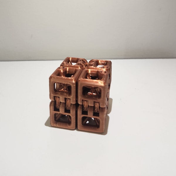 Copper Infinity Cube - Etsy