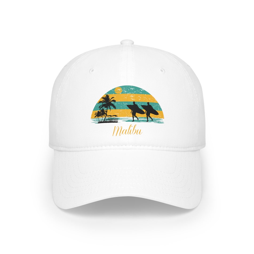 Malibu Sunset Surfer Low Profile Baseball Cap - Etsy