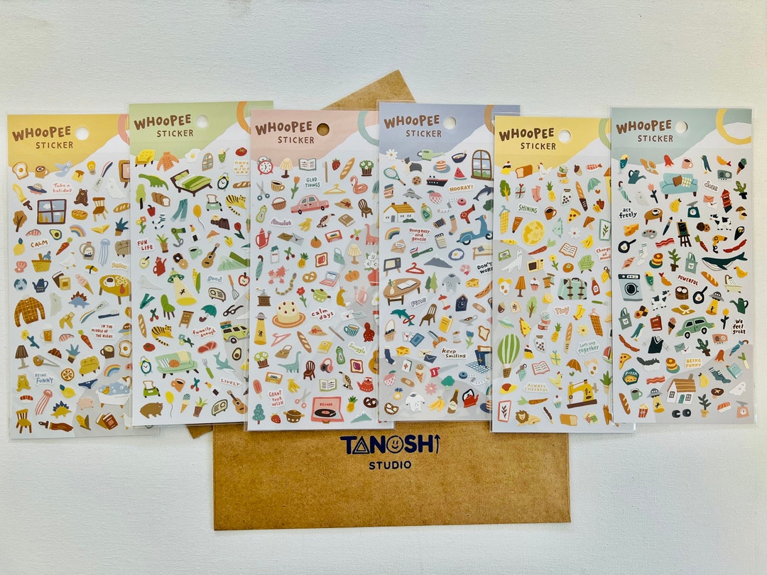 Whoopee Sticker Sheets by Mind Wave Cute Tiny Small Kawaii for ...
