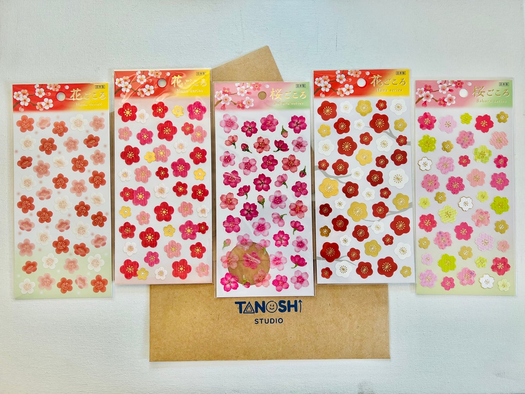 Sakura Hana Sticker Sheets by Mind Wave Cute Kawaii Japanese Festival ...