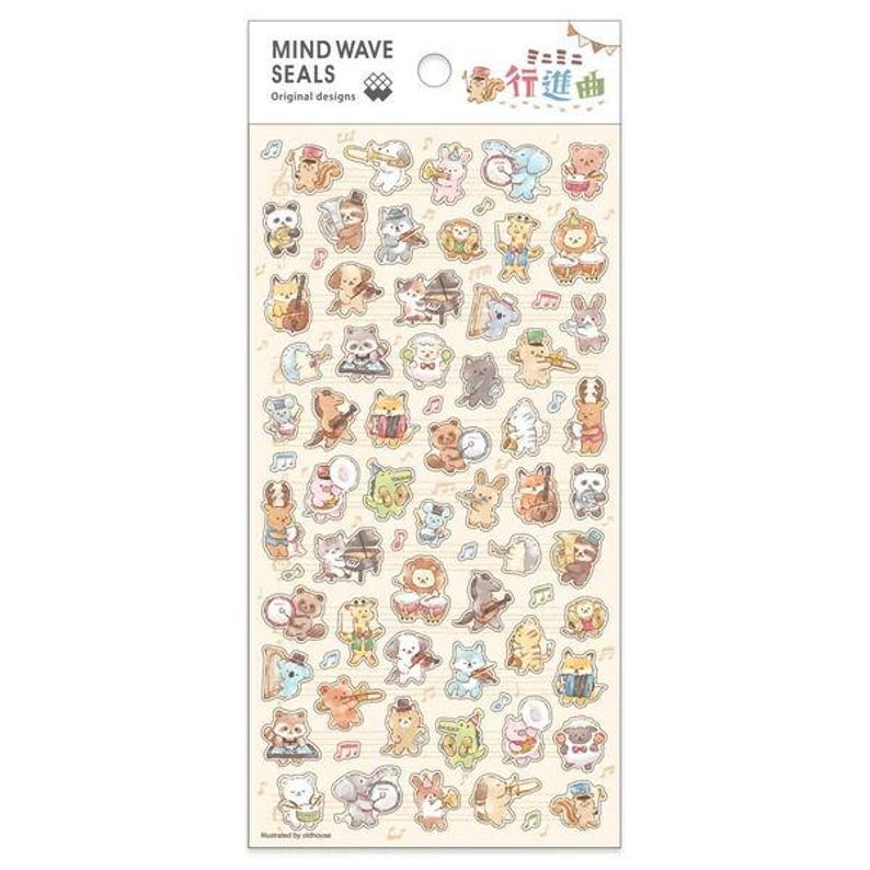 Originals Sticker Sheets by Mind Wave Cute Kawaii People Season Sushi ...