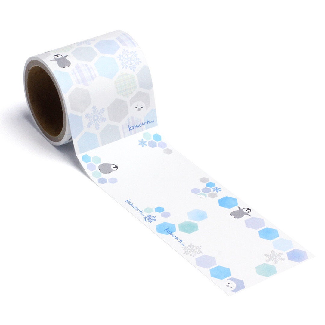 Sticky Note Roll 30 Pcs/roll Antarctic Penguin Ice Pattern Made in ...