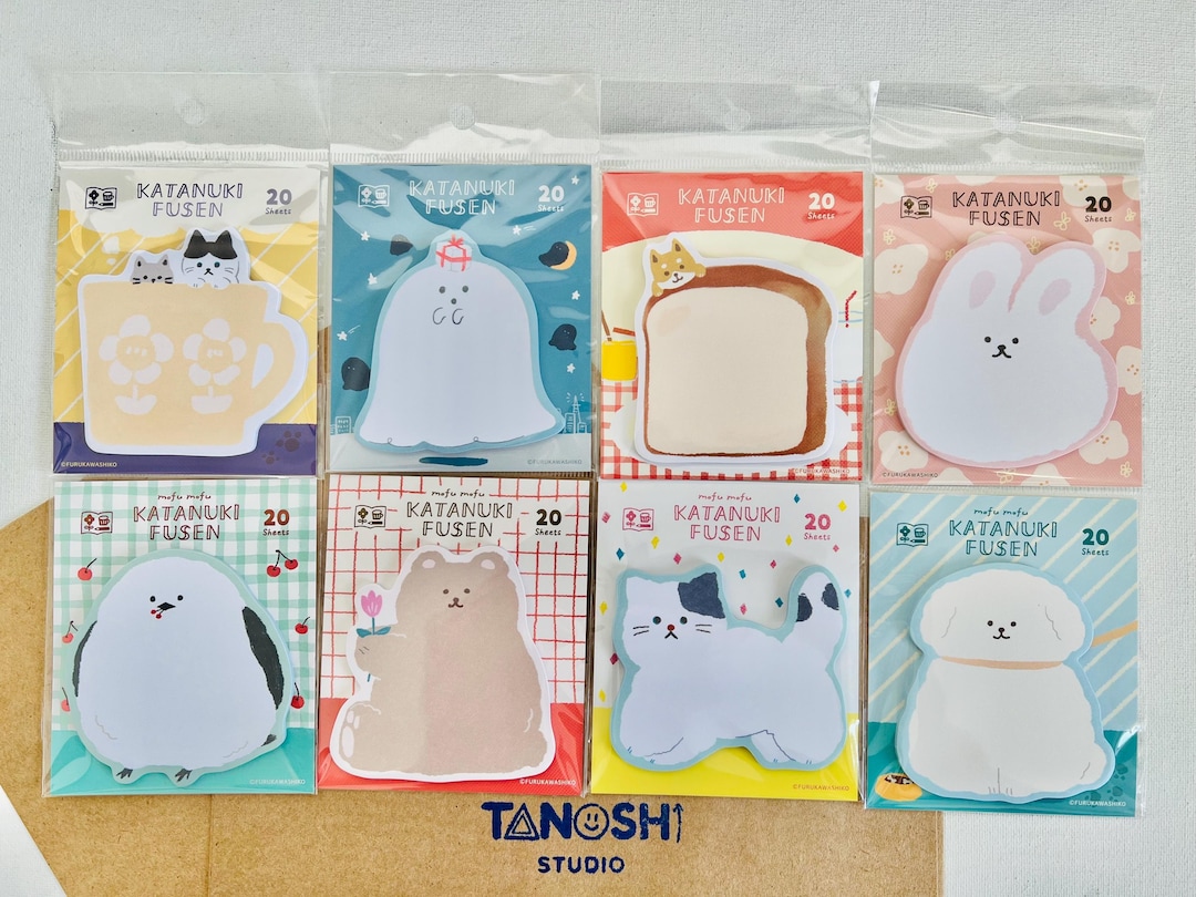Watashi-biyori Katanuki Fusen Sticky Notes Memo Pads by Furukawa Shiko ...