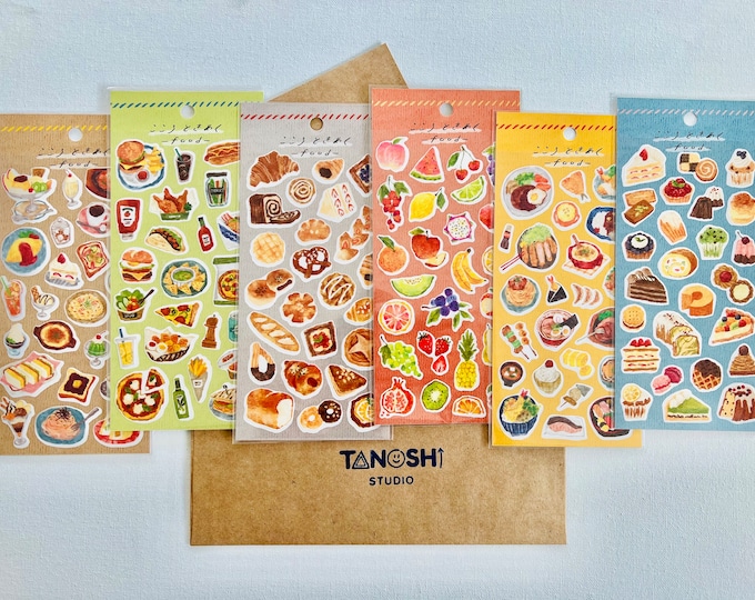Retro Food Sticker Pack Vintage Stickers Ephemera Junk Journal Stickers ...