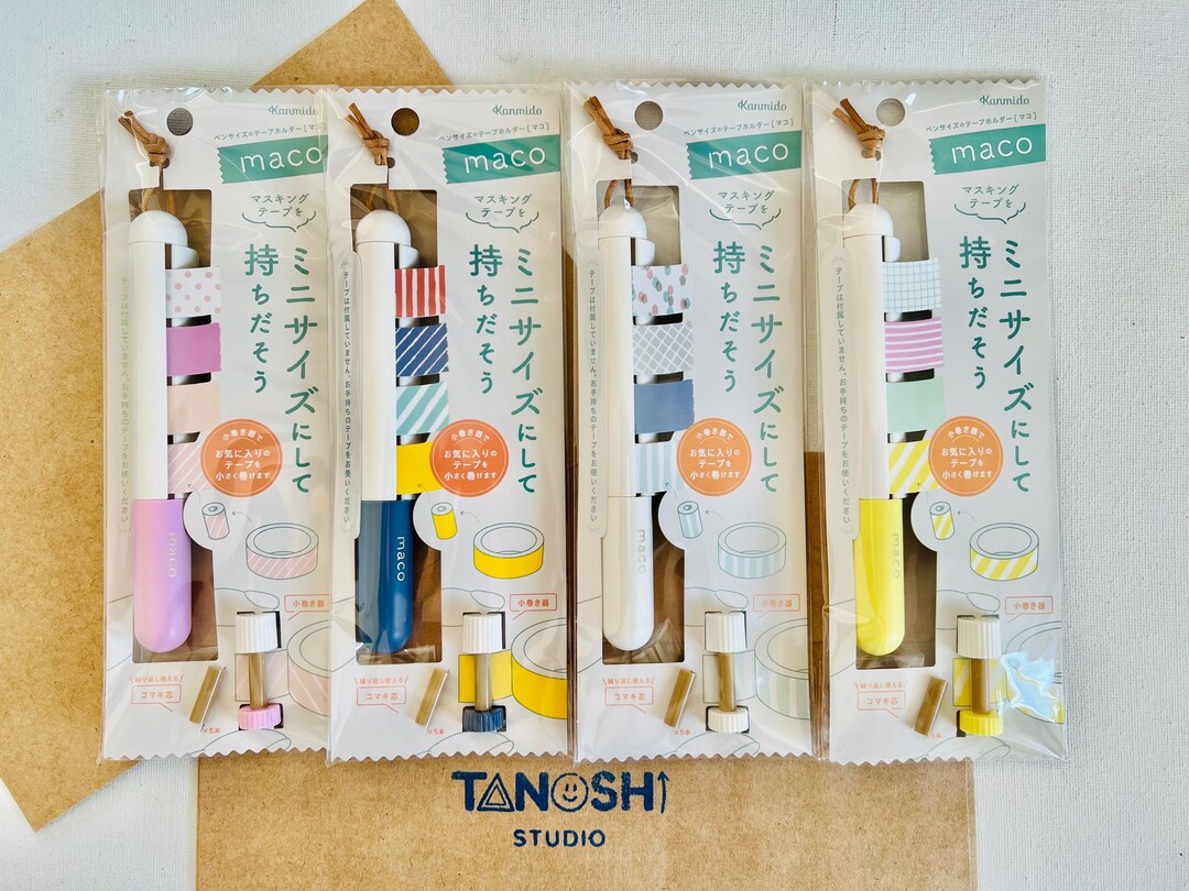 Maco Washi Tape Holder Made in Japan Masking Tape Tool Washi Storage ...