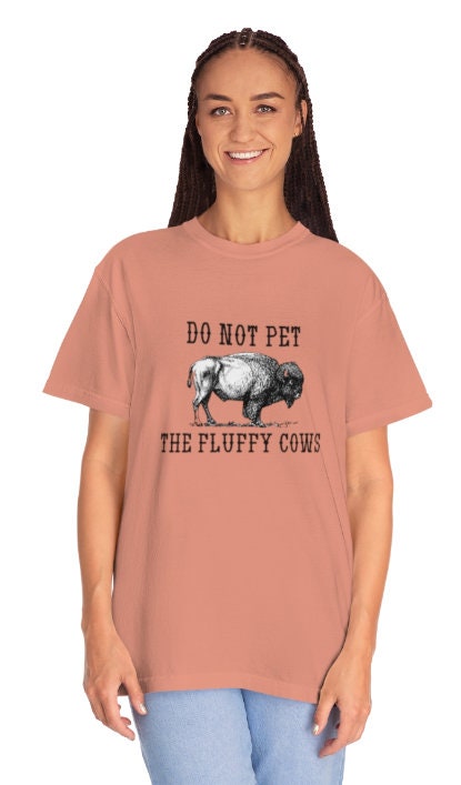 Fluffy Cows Garment-dyed T-shirt - Etsy