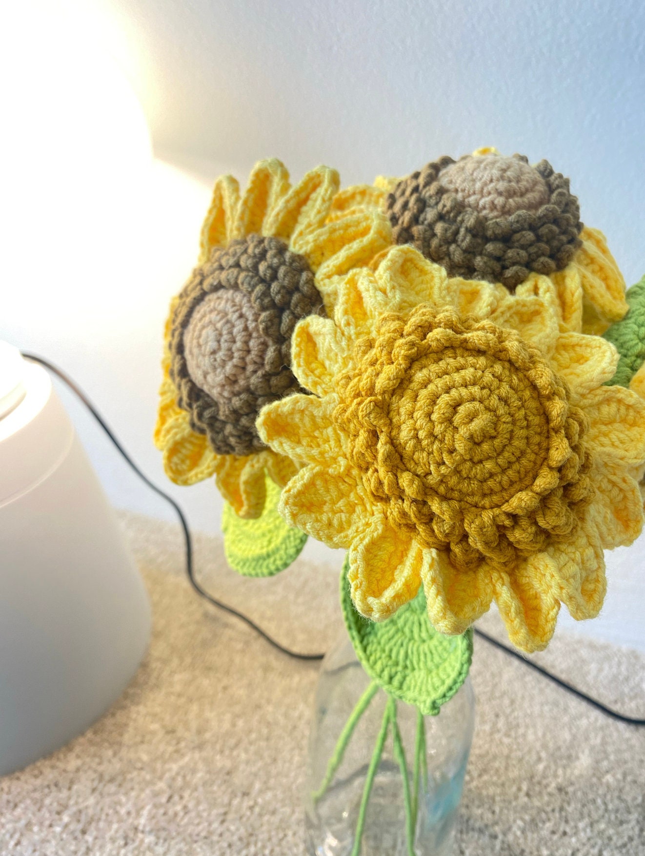Crochet Sunflowers| Crochet Sunflower - Etsy