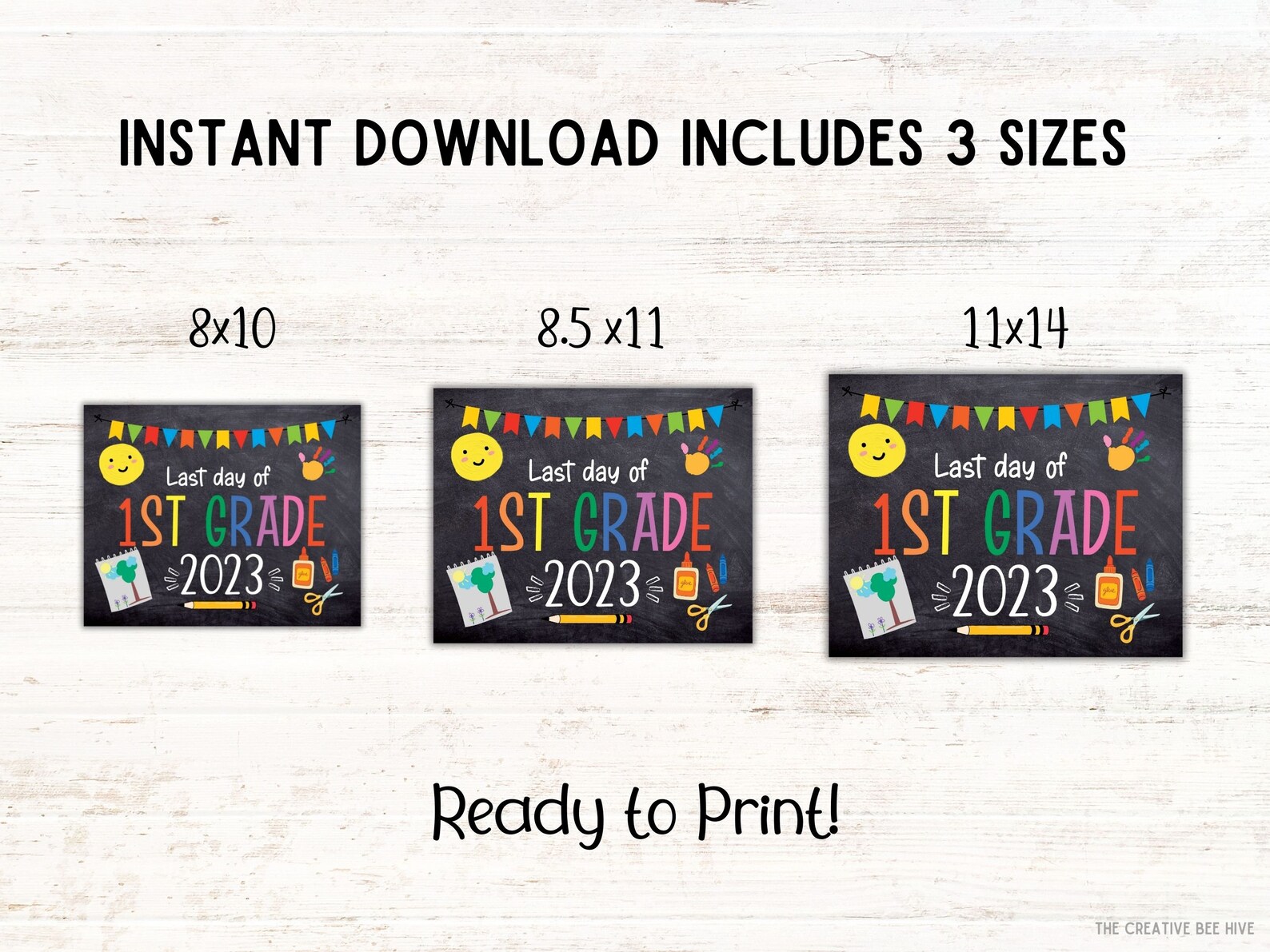 Printable Last Day of School 2023 | Last Day of 1st Grade | 1st Grade ...