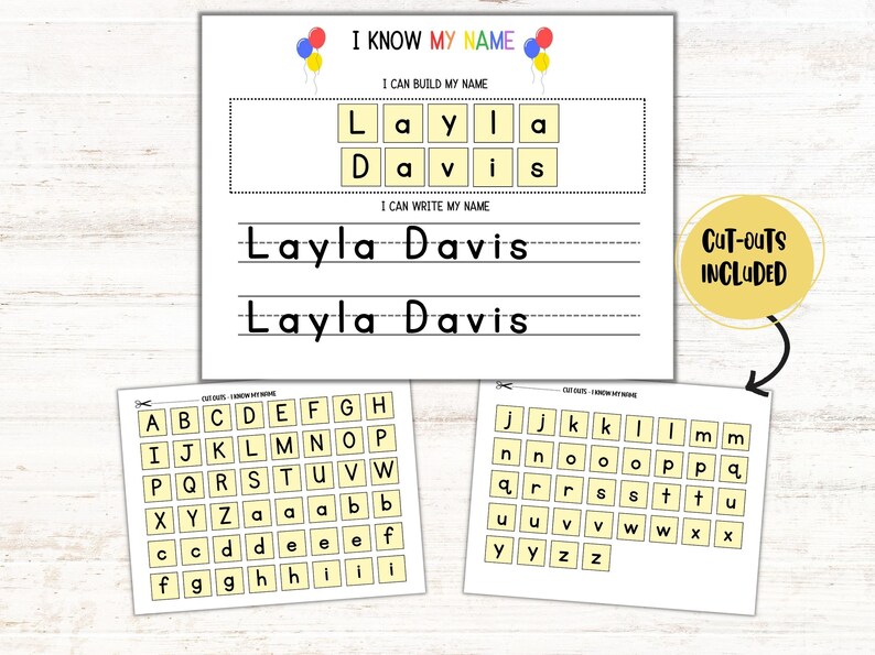 All About Me | Printable Activity | Bundle | Preschool Activity ...
