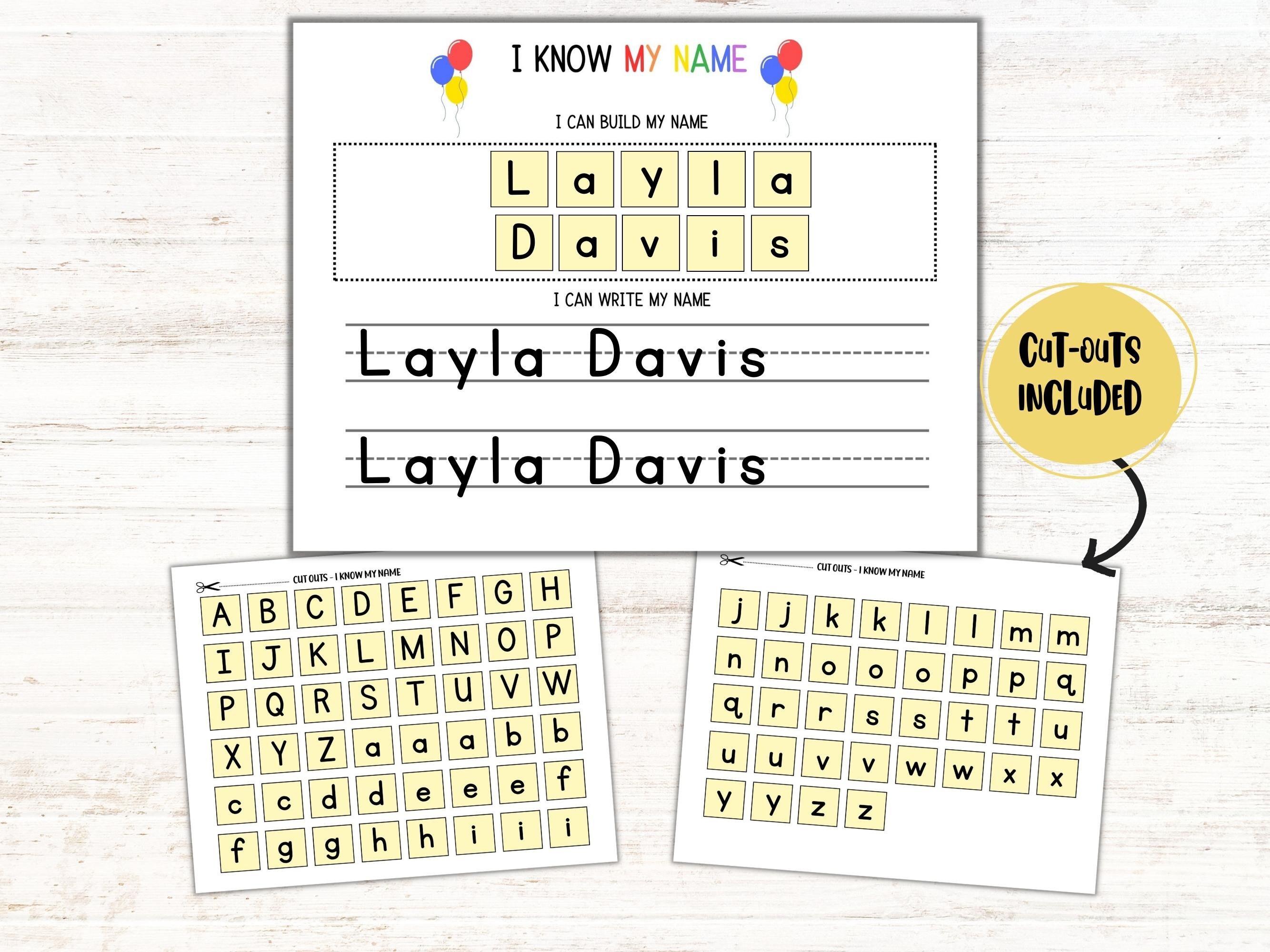 All About Me | Printable Activity | Bundle | Preschool Activity ...