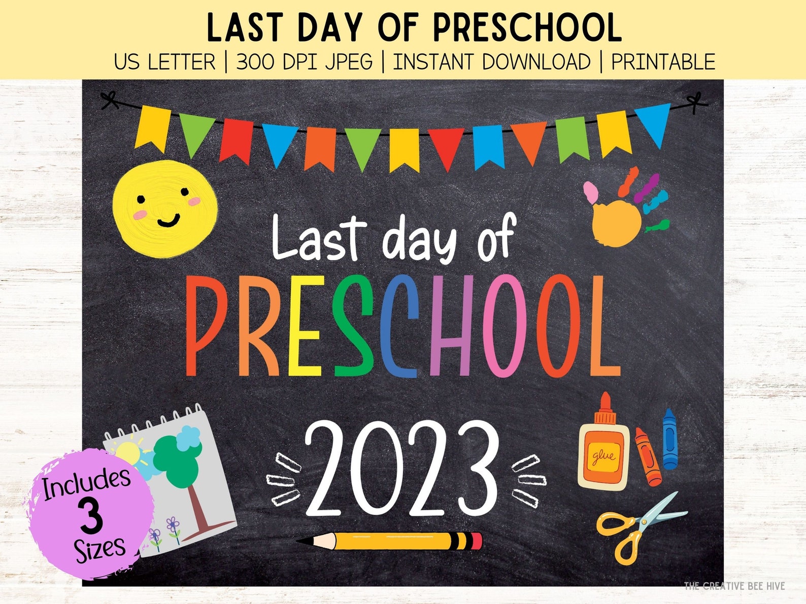 Printable Last Day of School 2023 | Last Day of Preschool | Preschool ...