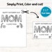 Mother's Day Coloring Sheet | Printable Card | Digital Download - Etsy