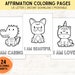Printable Coloring | Positive Affirmation | Coloring Pages | Kids ...