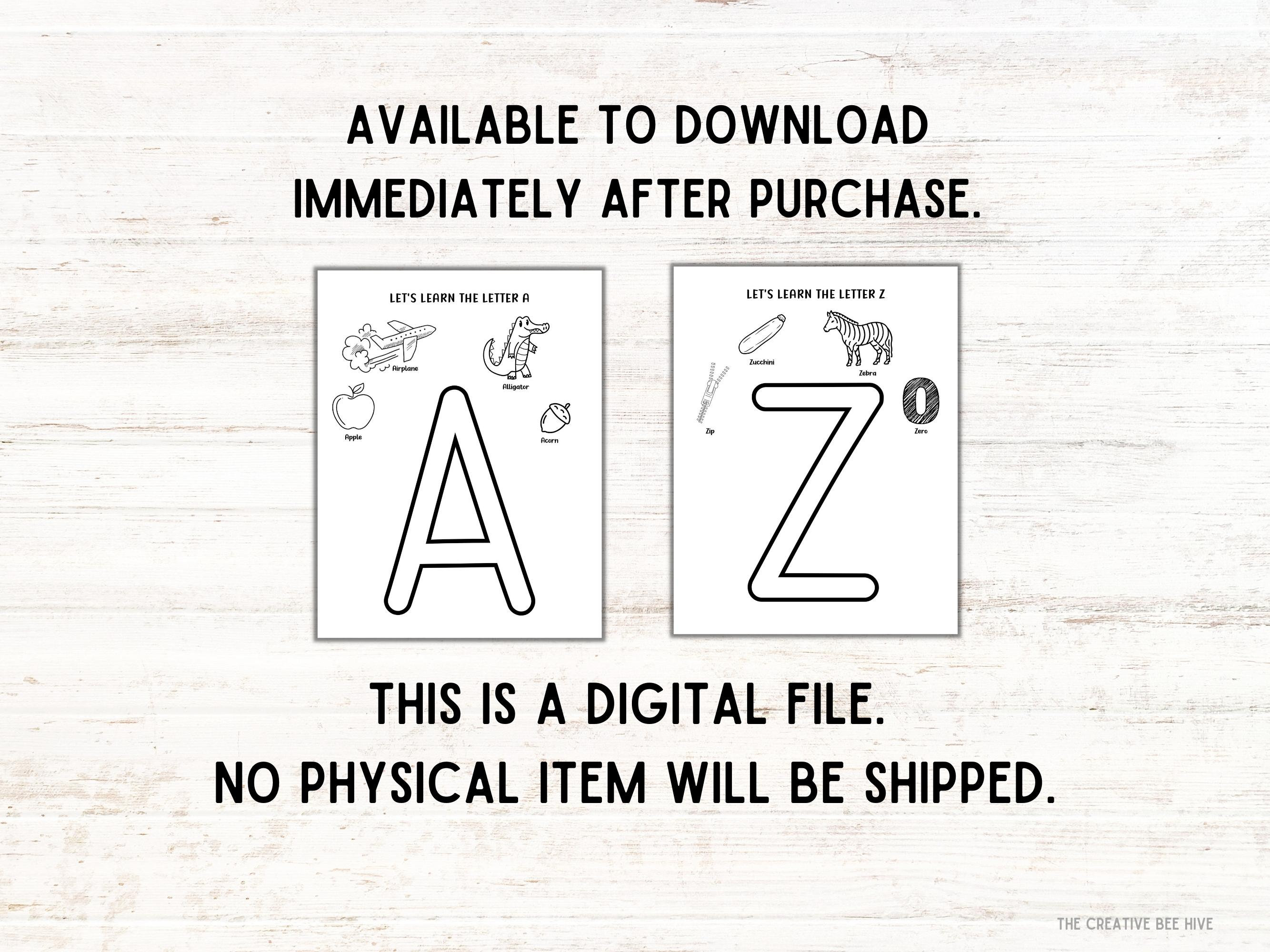Printable Letter of the Week | Alphabet Learning | Preschool Learning ...