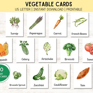 Printable Flashcards Vegetables Activity Printable Flash Cards Toddler ...