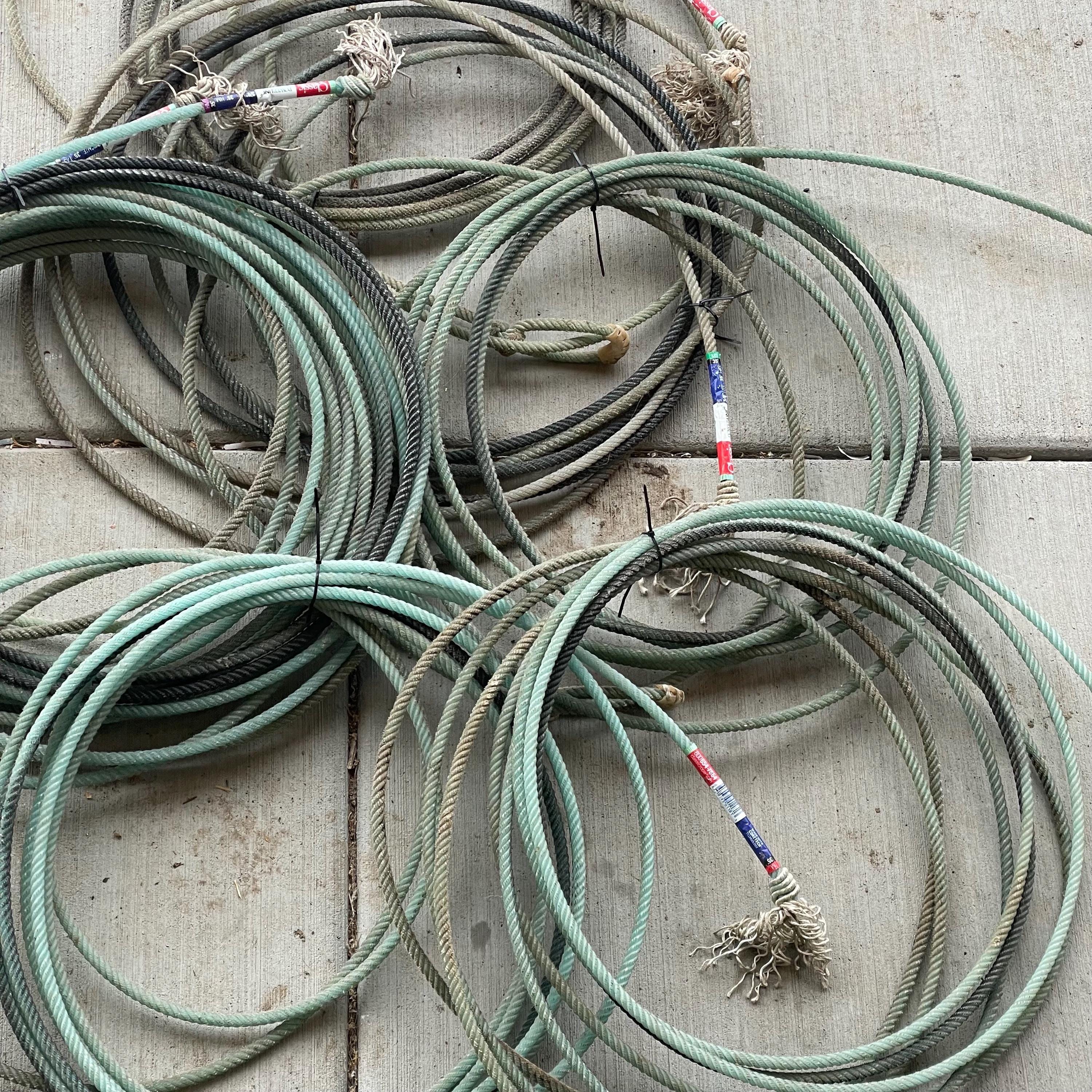 Real Used Cowboy Lariat-used Lasso Rope-western Decor-farmhouse Decor ...