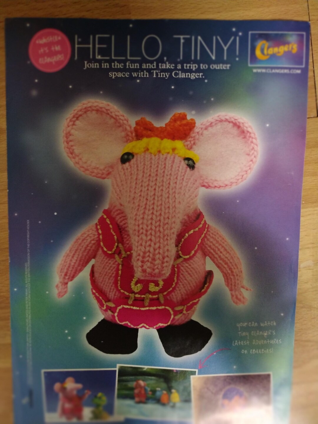 Tiny Clanger From the Clangers. - Etsy