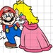 Mario & Princess Peach Kiss PNG - Etsy