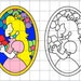 Princess Peach Stained Glass Window SVG PNG Color/black & White N64 - Etsy