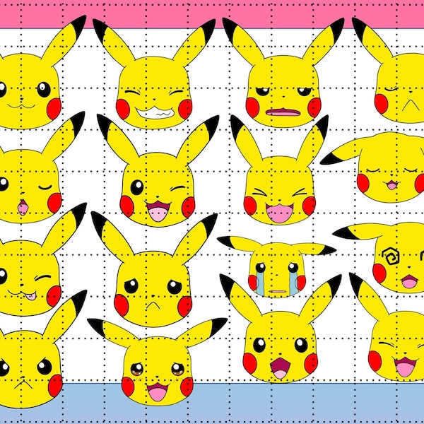Pikachu heads - Etsy Polska