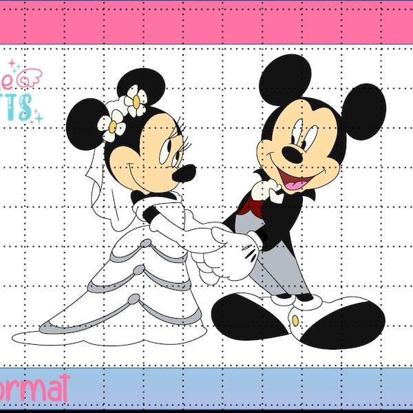 Mickey Minnie Wedding - Etsy