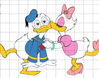 Donald Duck And Daisy Duck Love