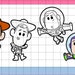 Toy Story Chibi SVG & PNG Woody Buzz Lightyear Jessie Aliens Zurg Rex ...