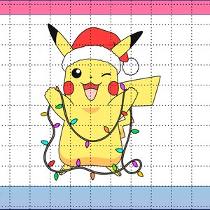 Christmas Pokemon Bundle Pocket Monster PNG Pikachu Meowth Evee ...