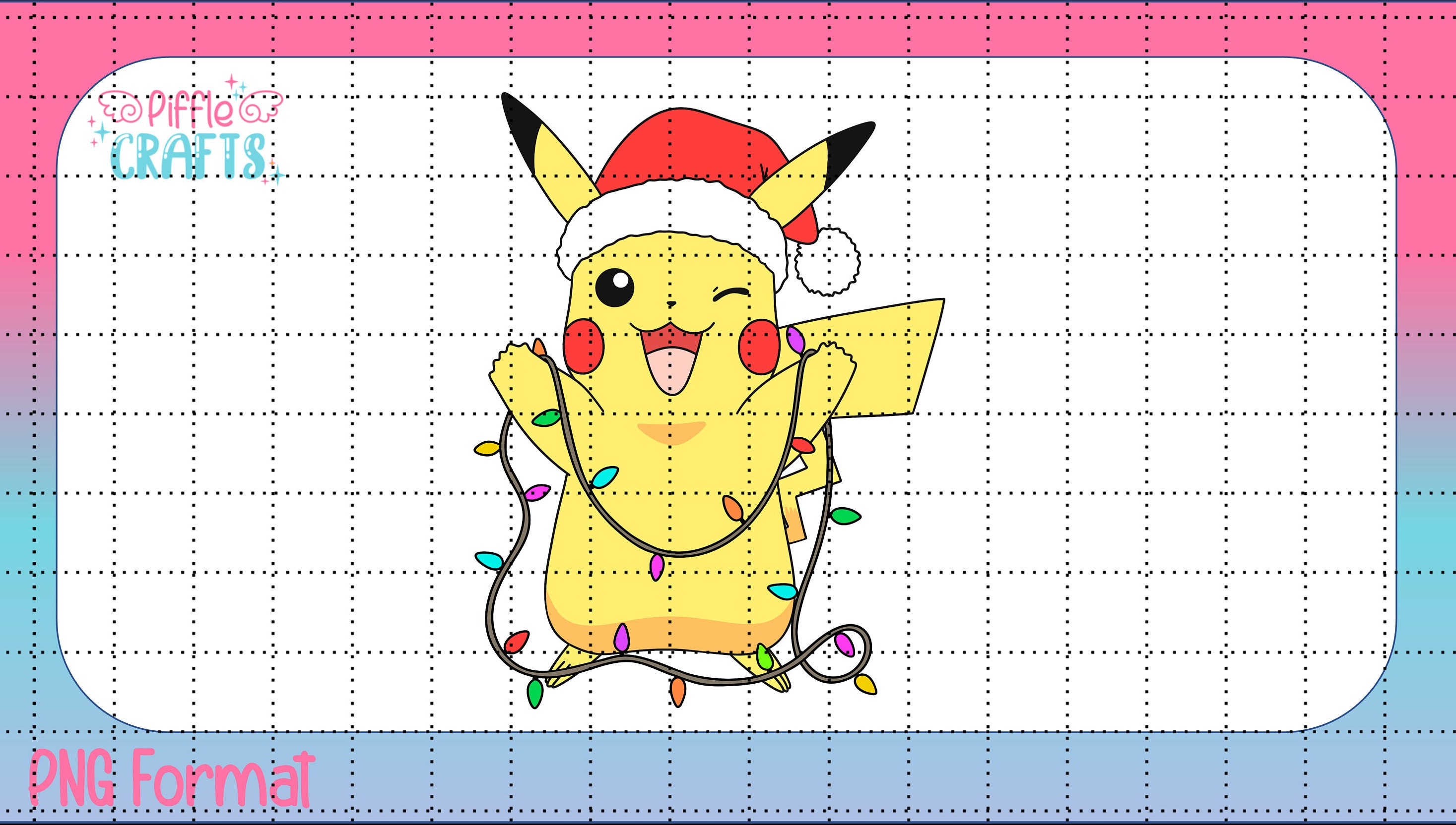 Christmas Pokemon Bundle Pocket Monster PNG Pikachu Meowth Evee ...
